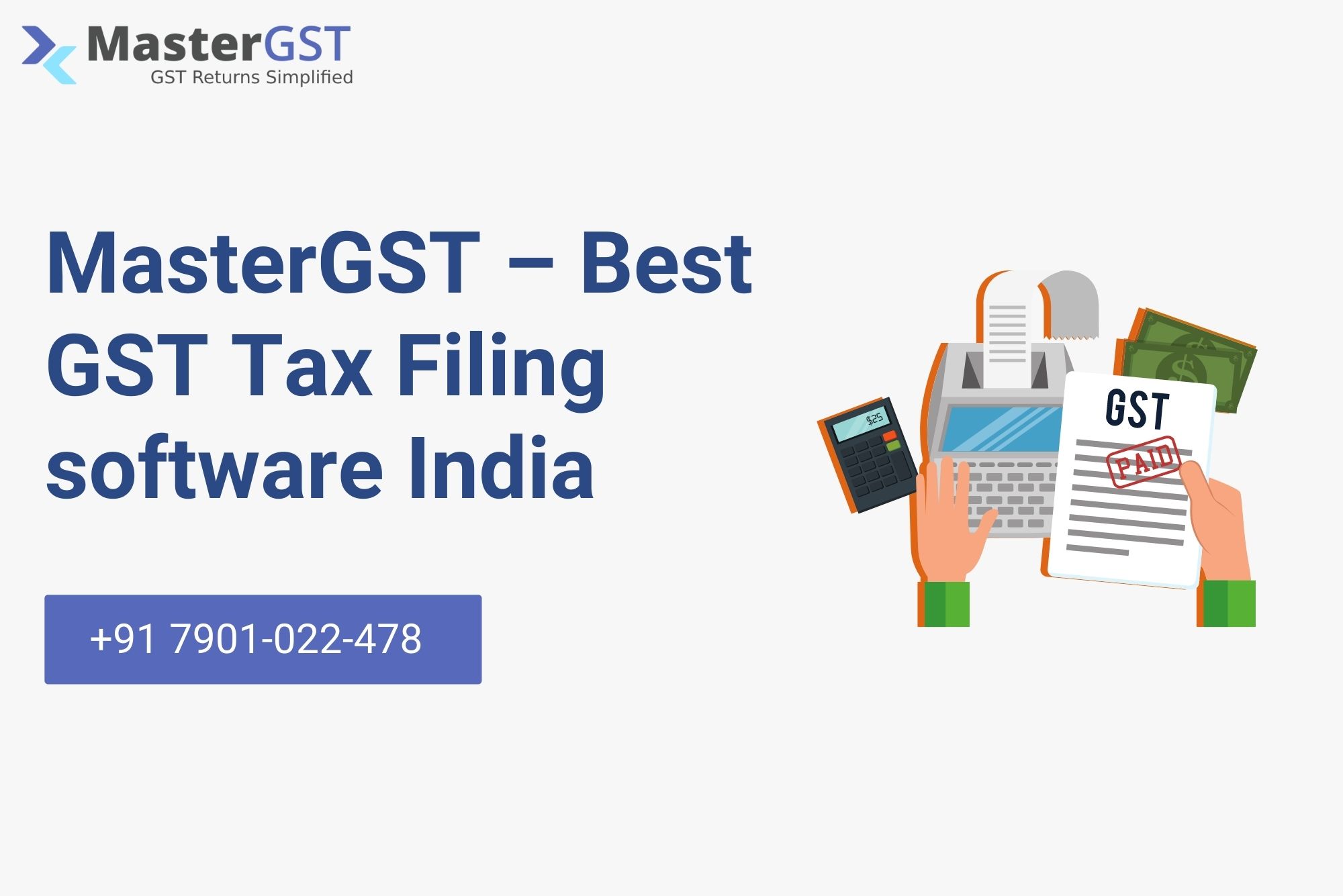 Best GST Filing software providers India - MasterGST