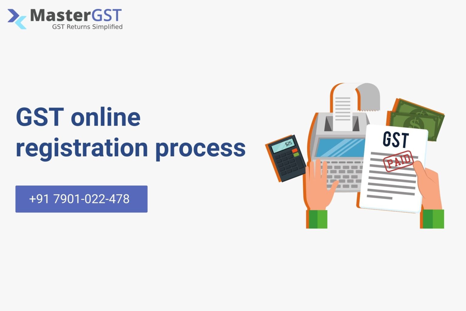 GST online registration process - MasterGST