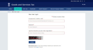 GST portal login process - MasterGST