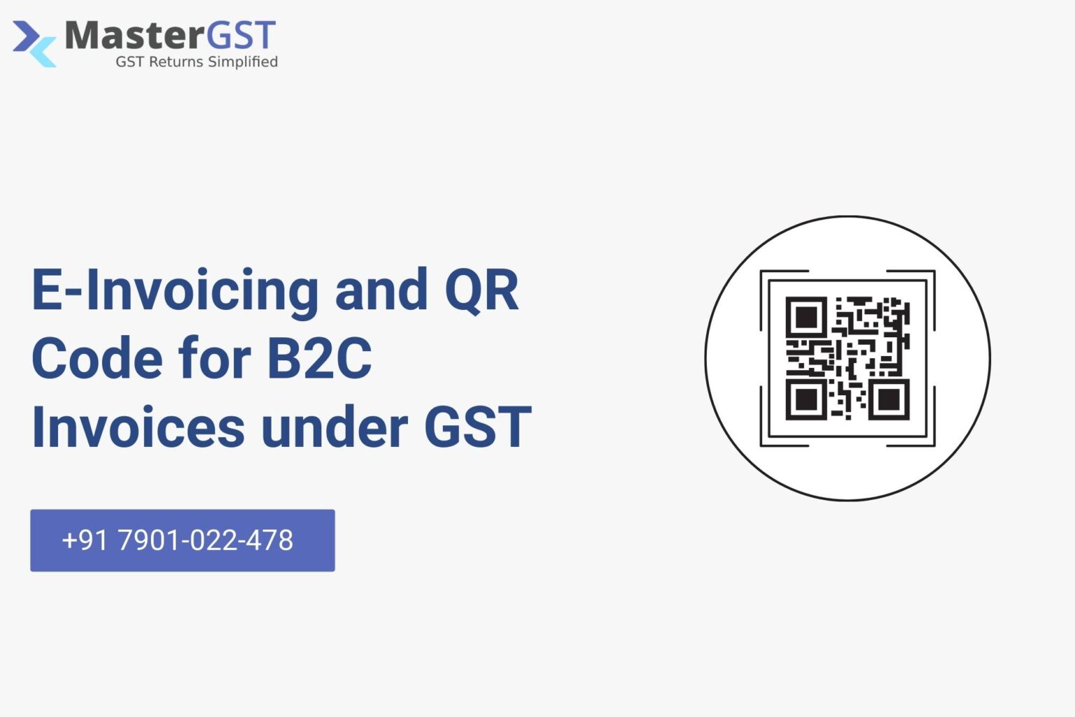 How to generate QR code for B2C ? what are Specifications? - MasterGST