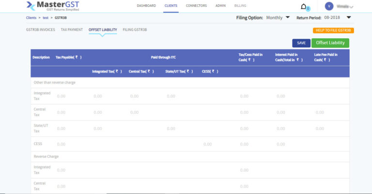 How to Add GSTR3B invoice - MasterGST
